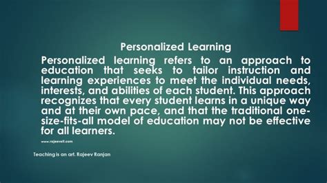 Personalized Learning Examples School Education Solutions