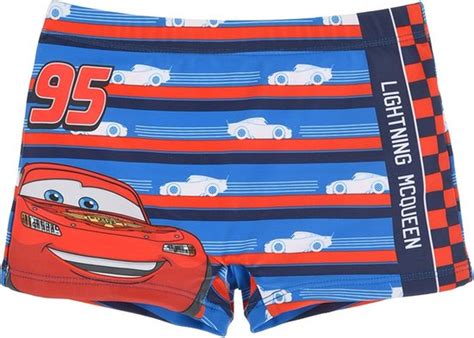 Disney Cars Zwembroek Blauw Lightning Mcqueen Zwemboxer Maat 98 Bol