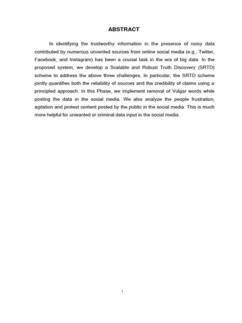 sat 36 pdf truth identification by discarding rumor and vulgar posts in social media