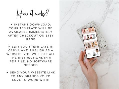 Ugc Portfolio Ugc Template Ugc Portfolio Template Ugc Etsy