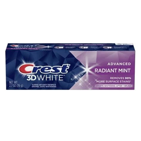 Crest 3d White Radiant Mint Whitening Toothpaste