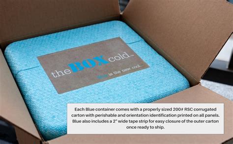 Insulated Cold Shipping Box With Foam Cooler Reusable