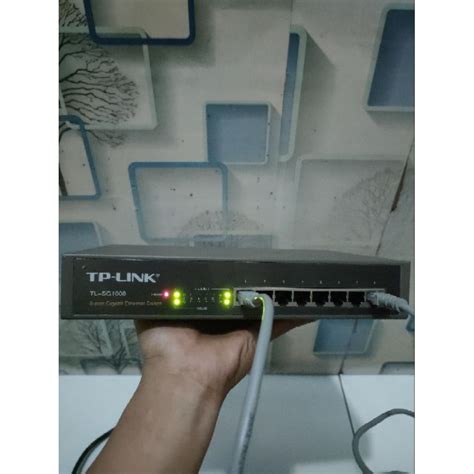 Jual Tp Link Tl Sg1008 8 Port Gigabit Ethernet Switch Hub Second Normal Shopee Indonesia