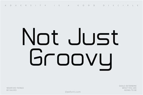 not just groovy font free download and preview deefont