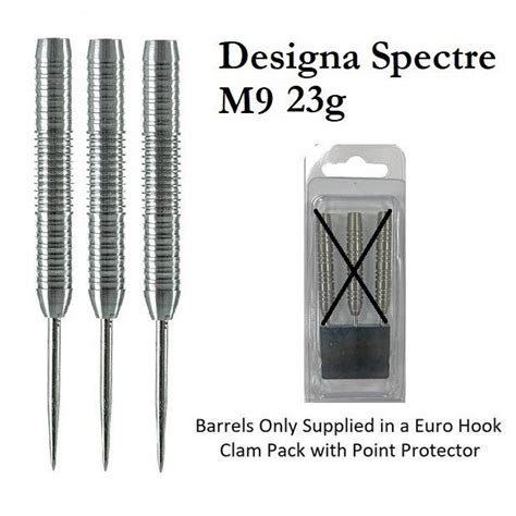 Designa Spectre 90 Tungsten Barrels Only 20g 21g 22g 23g 24 25g 26g