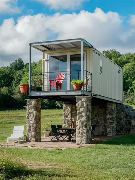 Cute Container Home Building A Container Home Container House Small House Design Plans