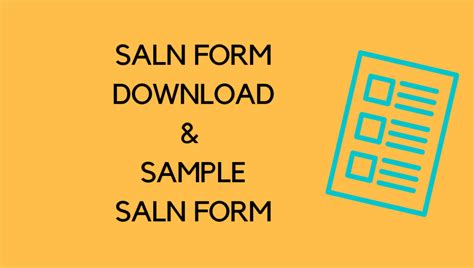 Saln Form Pdf Word Download And Sample Newstogov