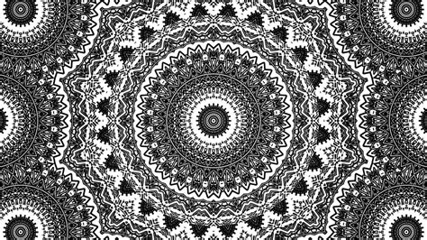 高清黑白抽象圆形分形图案4k壁纸3840x2160免费下载 墨鱼部落格