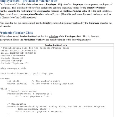 Solved Employeeh Ifndef Employeeh Define