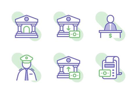 Banking Shape Colors Icons By Kerismaker
