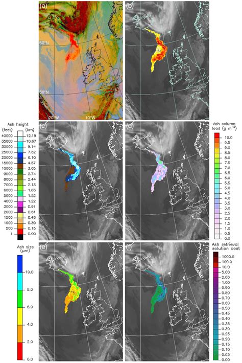 Seviri Images From 1900 Utc On 6th May 2010 A Dust Rgb Image B Download Scientific
