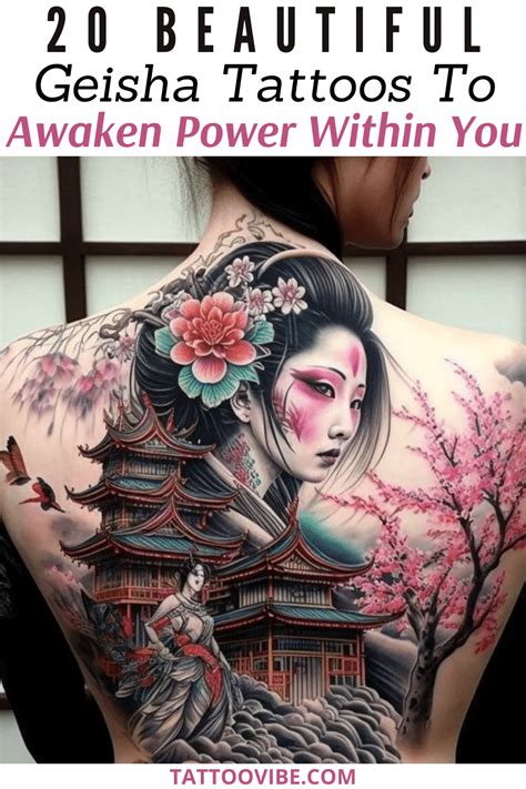 20 Beautiful Geisha Tattoos To Awake Power Within You