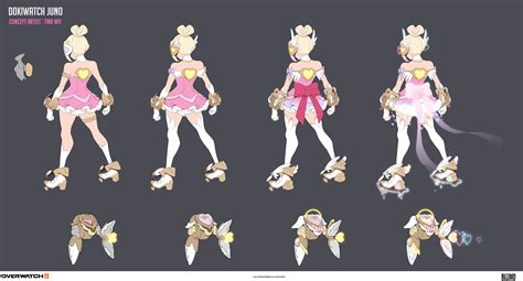 Tina Wei Overwatch 2 Dokiwatch Juno Mythic Skin Concept