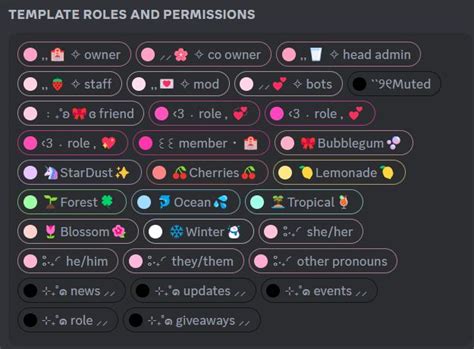 Aesthetic Discord Templates Cutiethrillz Etsy Cute Discord