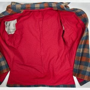 Vintage 80s Check Jacket Mens Plaid Wool Jacket Wool Plaid Hunting