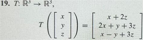 Solved Find A Basis For The Null Space Of The Linear Chegg