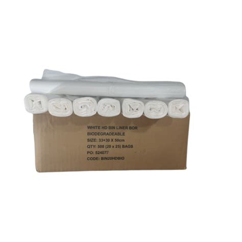 20 L Biodegradable Bin Liners