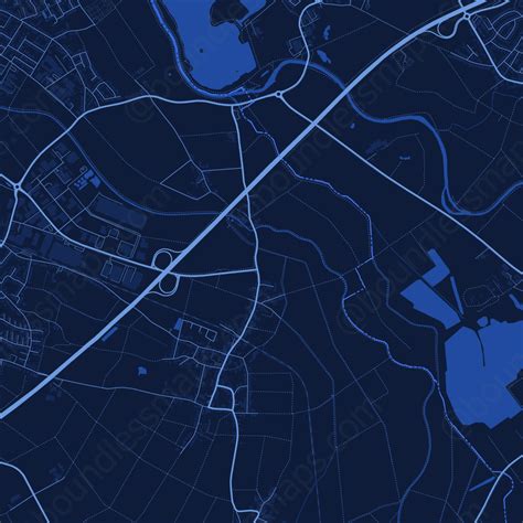 Heinsberg Dark Blue Vector Map Boundless Maps