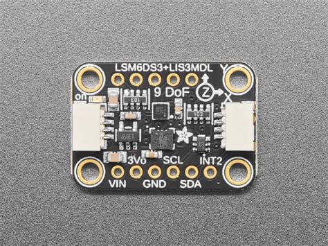 Adafruit LSM6DS3TR C LIS3MDL Precision 9 DoF IMU STEMMA QT Qwiic ID 5543 Adafruit