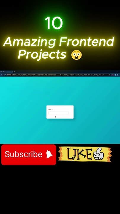 Discover 10 Amazing Frontend Projectswebdevcodingtutorialwebdevelopmentfrontendprojects