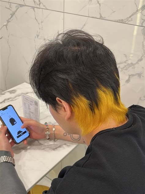 남자 투톤 염색 윈터쌤 ♡ 네이버 블로그