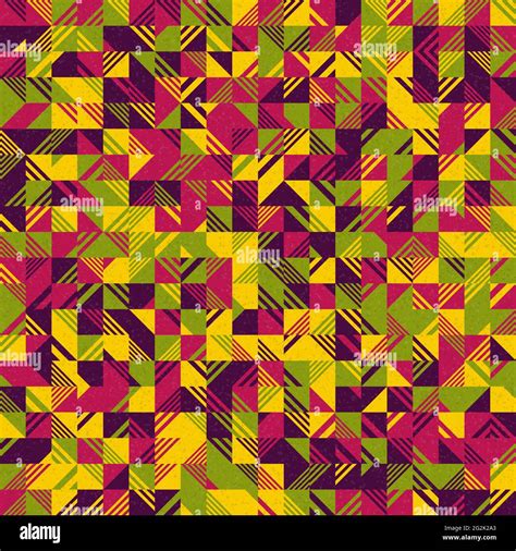 Abstract Geometrical Generative Computational Art Illustration Stock