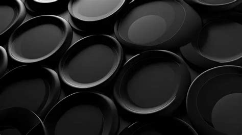 Dual Monochromatic Abstract Circles In 3d Render Background 3d Ball 3d Round 3d Circle