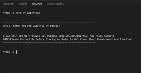 Provide Oracle Db Sql And Plsql Scripts Also Good At Tuning By Srinivasknd Fiverr