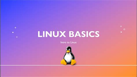 Linux Basics 1 Intro To Linux Youtube