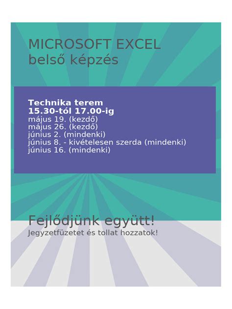 Excel Workshop Pdf