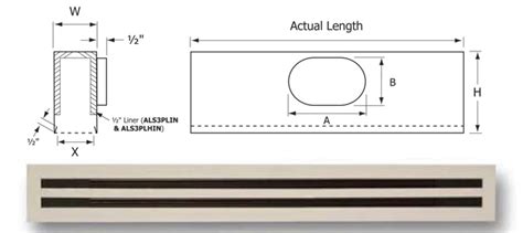 WebReps B2B Wholesale HVAC R Online 1 2 Slot Linear Slot Diffusers Distributor For B2B HVAC