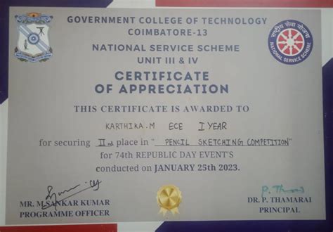 Karthika M On Linkedin Delighted To Announce That I Achieved 2nd