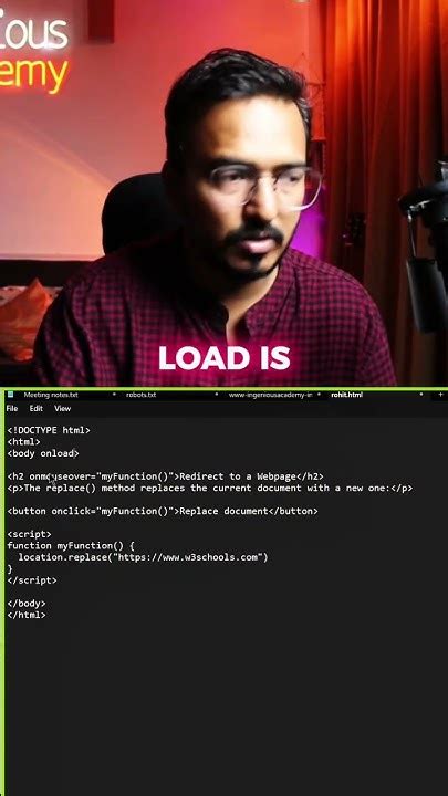 Learn Hover Redirects With Simple Code 💻🚀 Webdev Codingtips