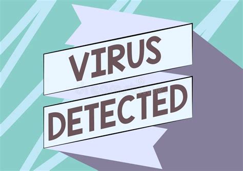 Conceptual Caption Virus Detected Business Idea A Computer Program Used To Prevent And Remove