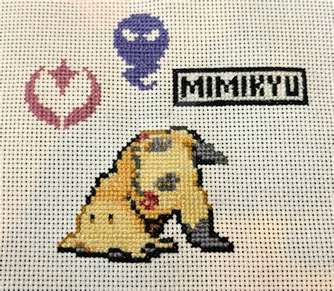 Mimikyu Cross Stitch By Zorzieart On Deviantart