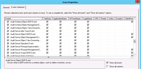 troubleshoot sql security error ring buffer recorded system health