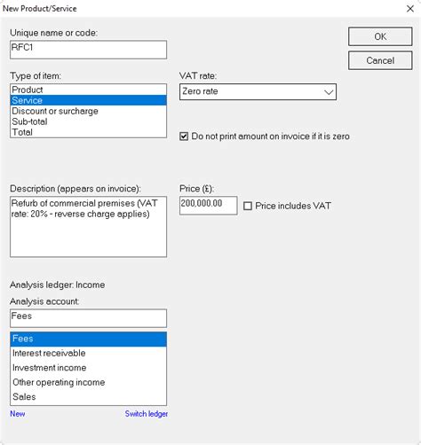 Raise A Domestic Reverse Charge Sales Invoice