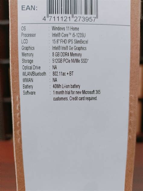 Brand New Acer Aspire A Core I Th Gen FullHD GB GB GB Lap Lk