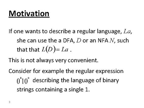 Introduction To Computability Theory Lecture 4 Regular Expressions