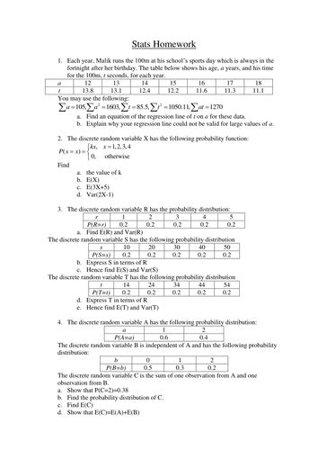s1 hw drv and regression teaching resources
