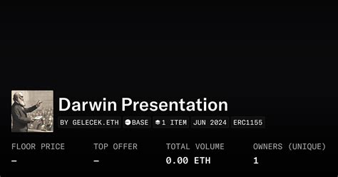 Darwin Presentation Collection Opensea