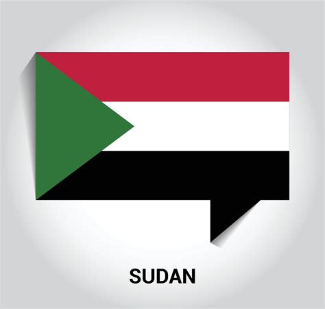 Sudan Flag Design Vector 13268370 Vector Art At Vecteezy