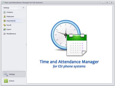 Time Attendance Manager For ESI Systems Brain Herd Software