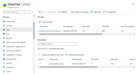 Azure Disk Configuration Dataflair