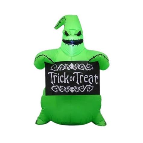 Gemmy Disney Airblown Led Prelit Jack Skellington Oogie Boogie