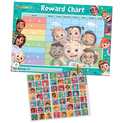 Cocomelon Reward Chart Anilas Uk
