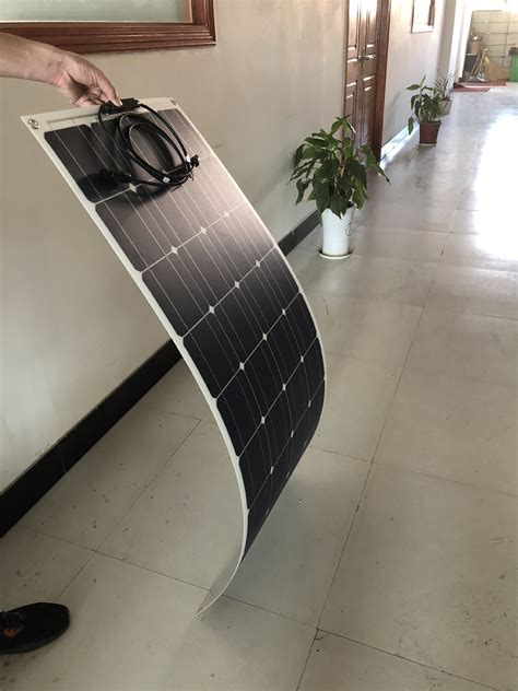 flexible solar panel可弯曲高效足功率100w12v车载太阳能电池 阿里巴巴