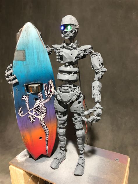 Robot With Hoverboard By Velociraptor07 On Deviantart