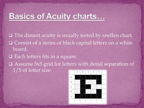 Visual Acuity Visual Acuity Types And Factors Pptx Eye And Vision Conditions Diseases And
