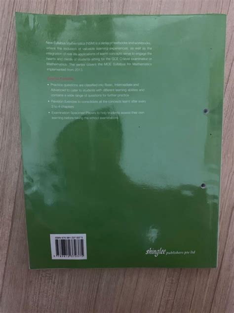 New Syllabus Mathematics 7th Edition Workbook Sec 3 Hobbies And Toys Books And Magazines